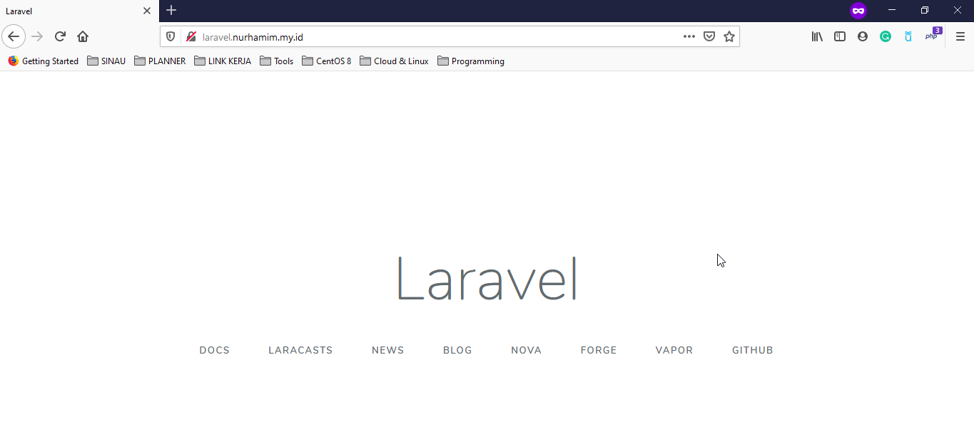 Cara Instalasi Laravel Menggunakan Nginx di CentOS 8 Belajar Linux ID ...