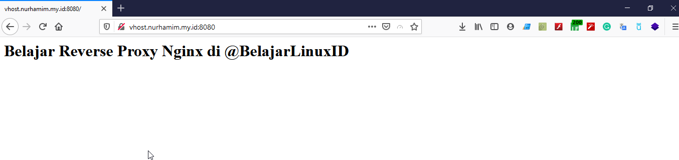 Cara Konfigurasi Nginx Reverse Proxy (Standalone) Belajar Linux ID ... Cara Konfigurasi Nginx Reverse Proxy (Standalone) Belajar Linux ID ...