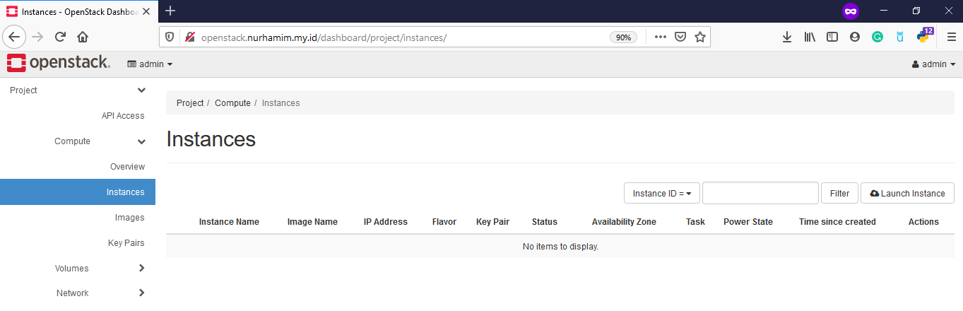 Openstack: Membuat Instance Melalui Horizon Belajar Linux ID - Situs belajar linux terlengkap ...