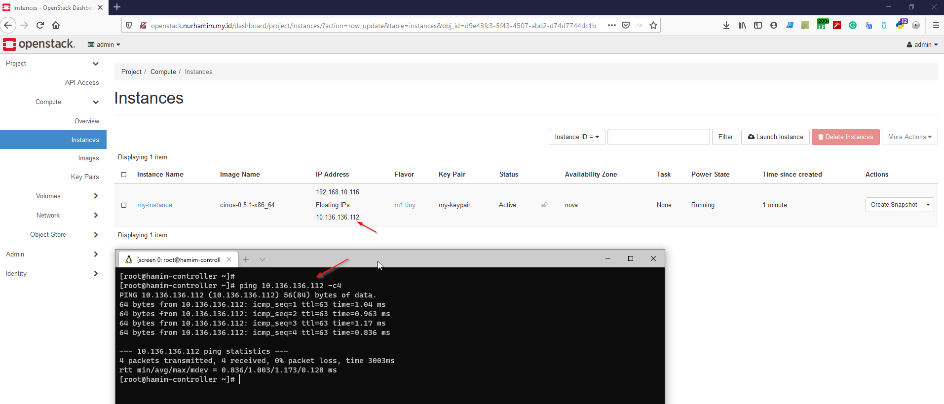 Openstack: Membuat Instance Melalui Horizon Belajar Linux ID - Situs ...